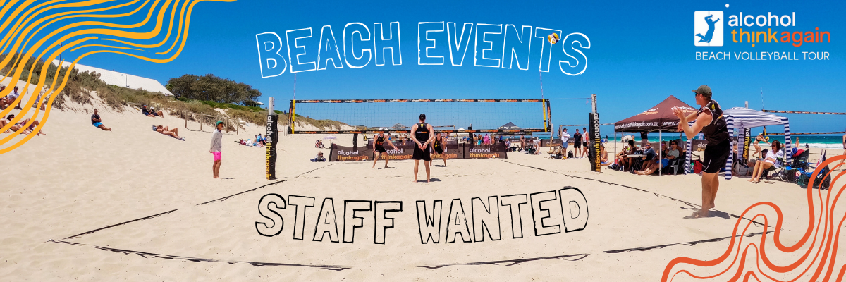 Beach Volleyball Event Staff Wanted - Volleyball WA